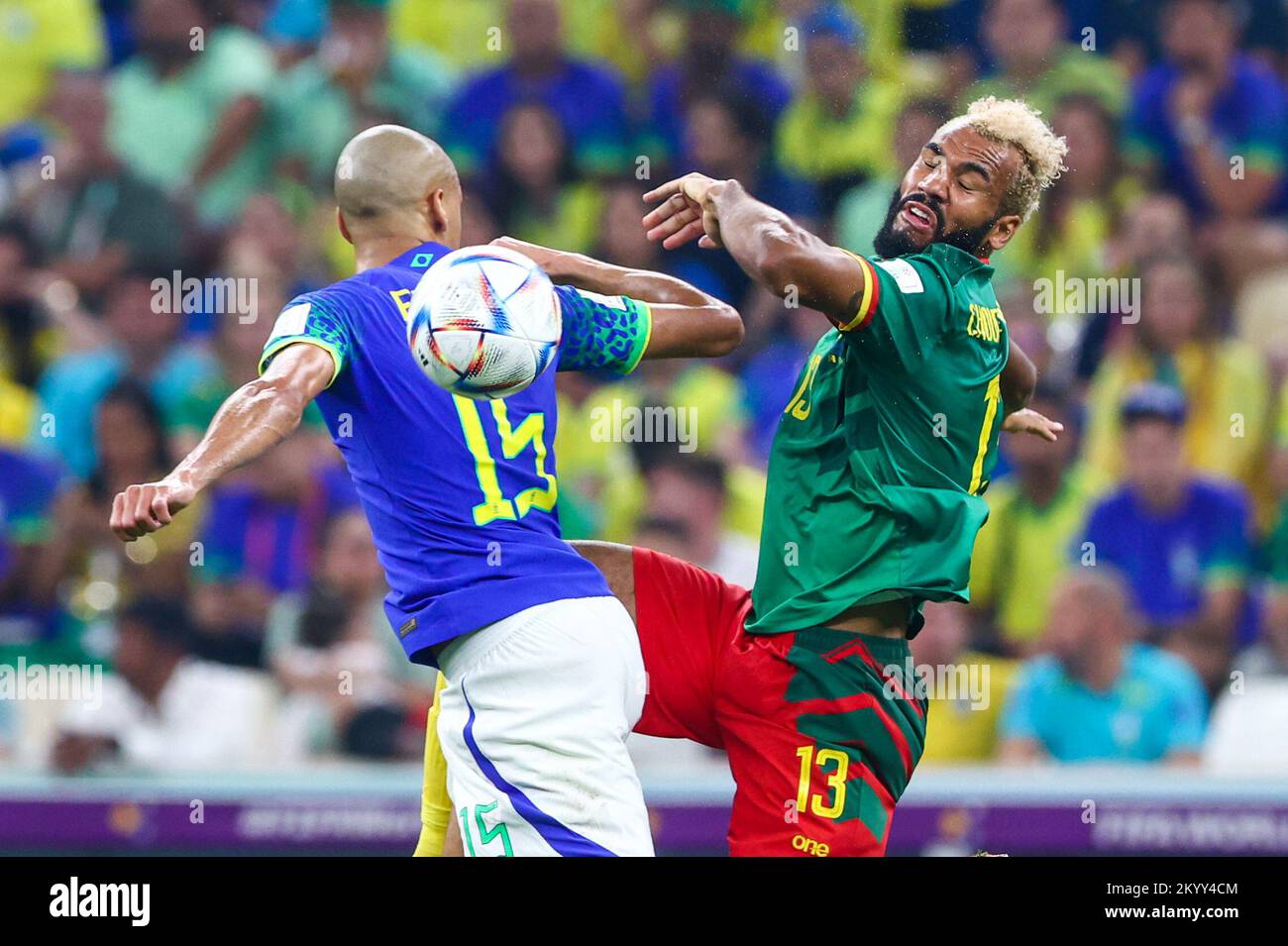 Doha, football, FIFA World Cup 2022, Cameroon. 02nd Dec, 2022. Brasil ...