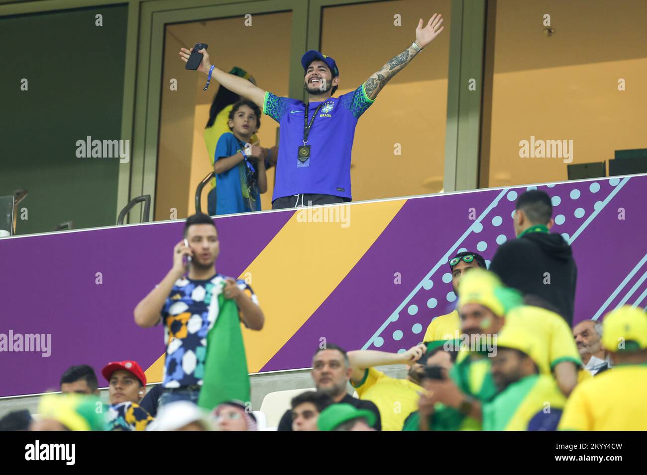 Lusail City, Qatar. 02nd Dec, 2022. Anderson Dias, a Brazilian digital ...