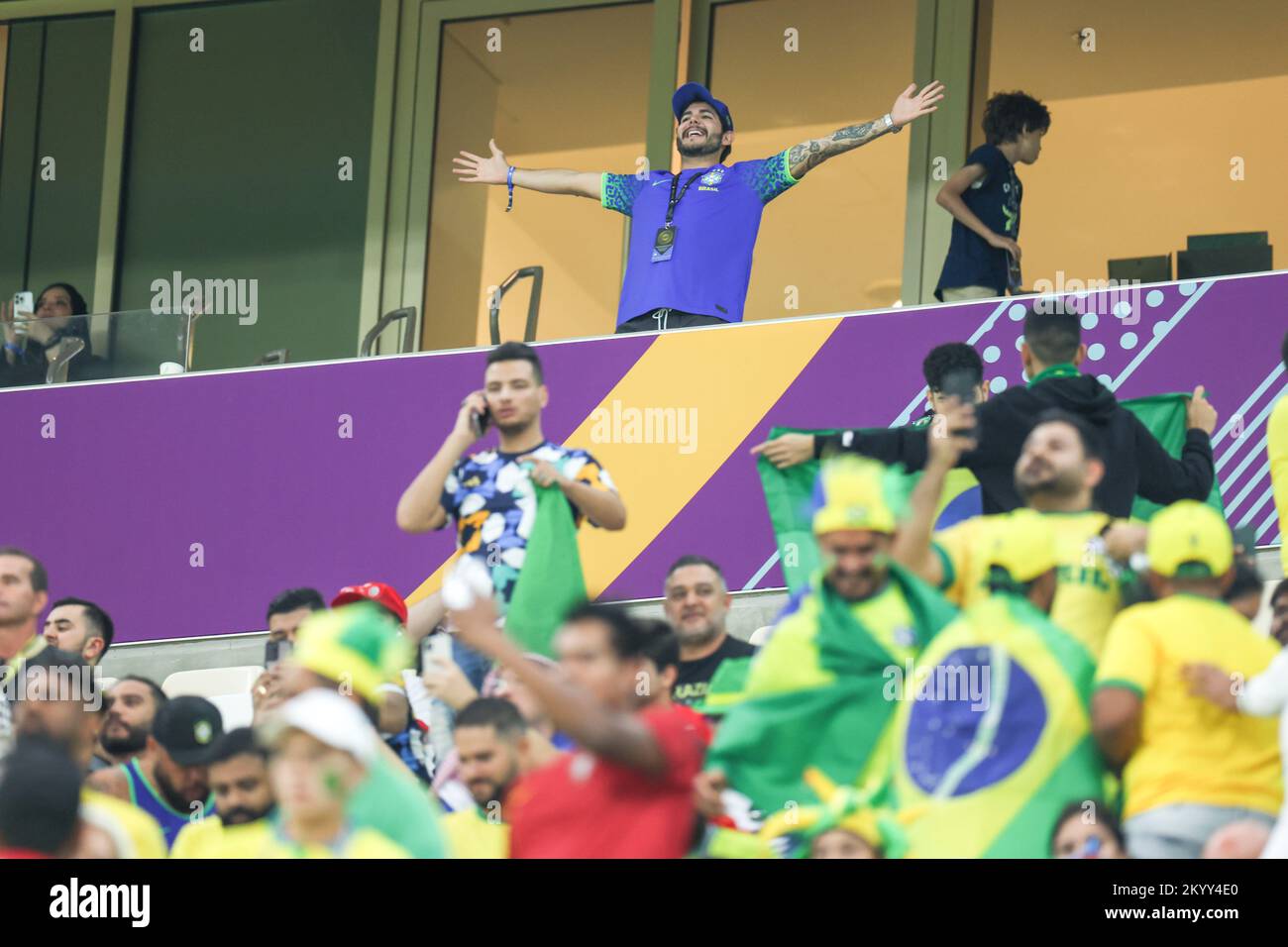 Lusail City, Qatar. 02nd Dec, 2022. Anderson Dias, a Brazilian digital ...