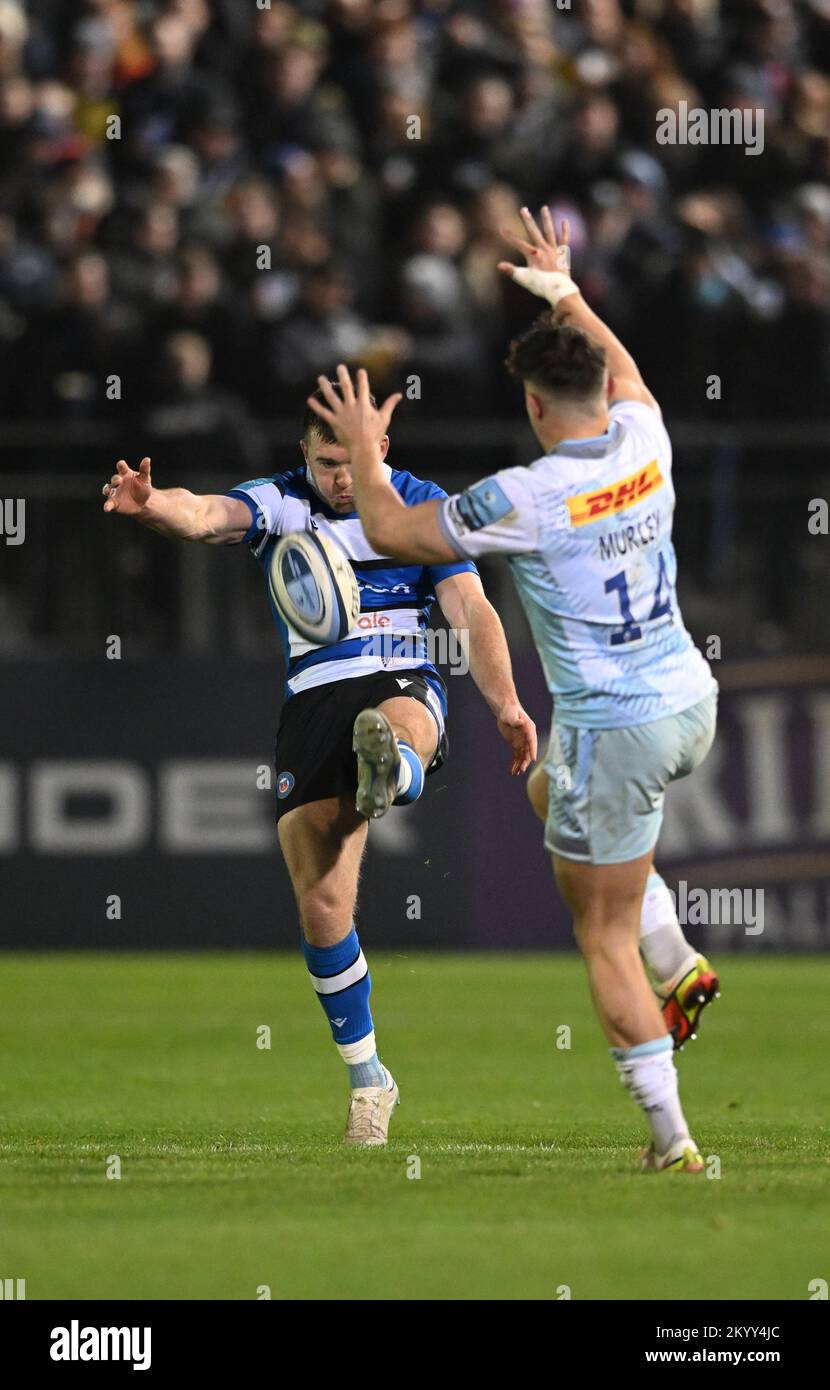 Bath, UK. 02nd Dec, 2022. 2nd December 2022, The Recreation Ground ...