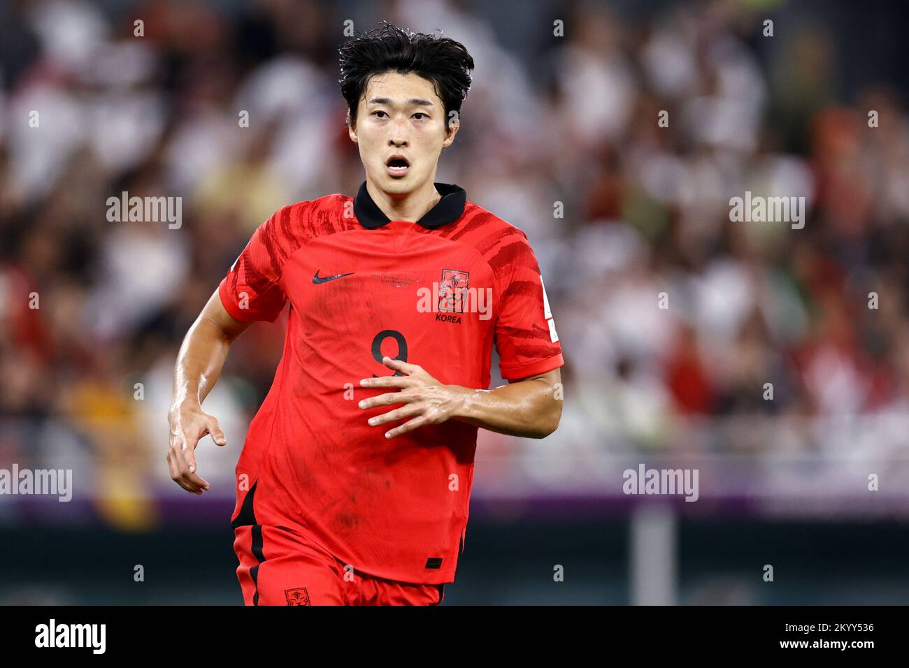 Qatar. 02nd Dec, 2022. DOHA - Gue-sung Cho of Korea Republic during the ...