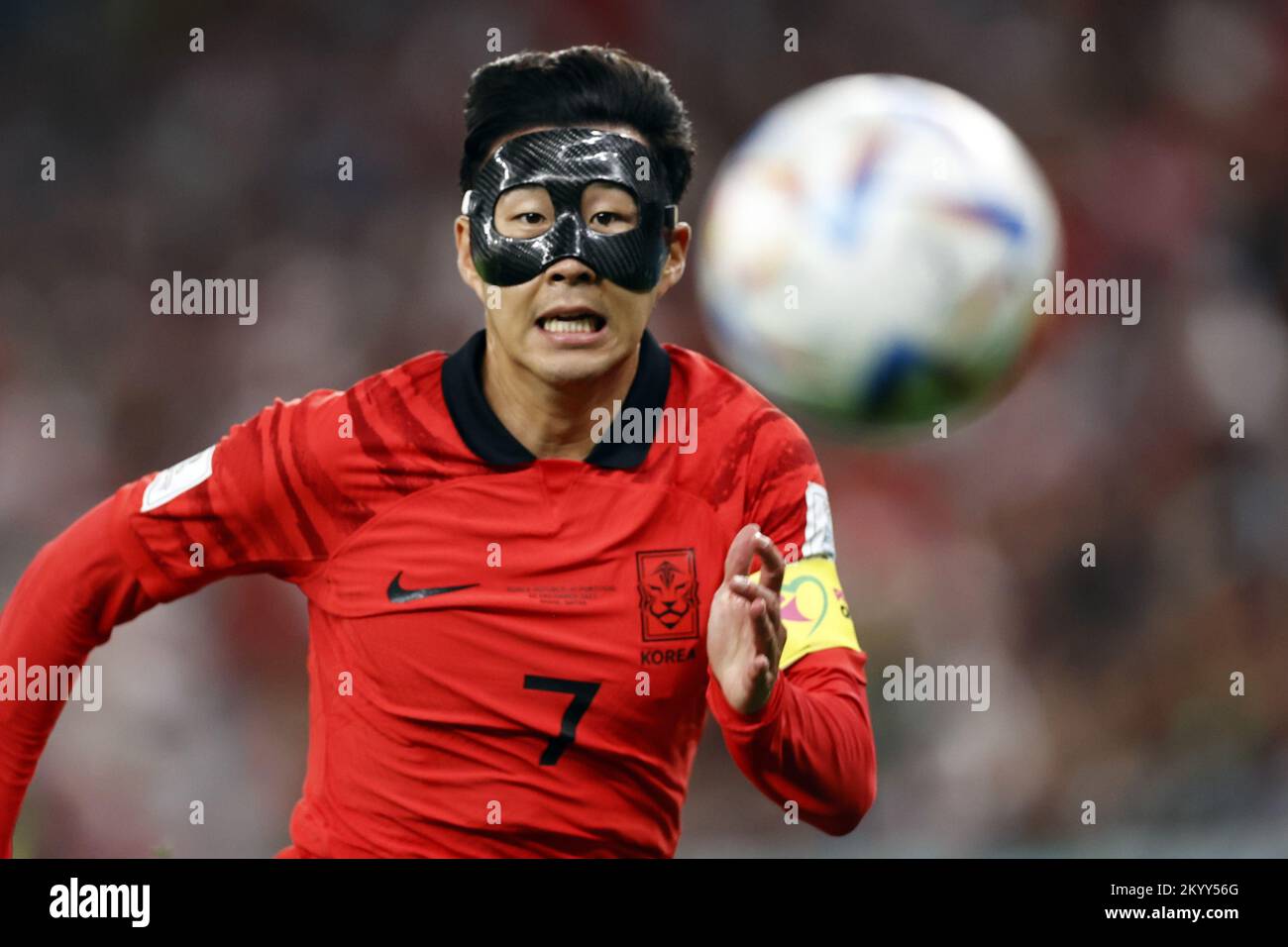 Qatar. 02nd Dec, 2022. DOHA - Heung-min Son of Korea Republic during ...