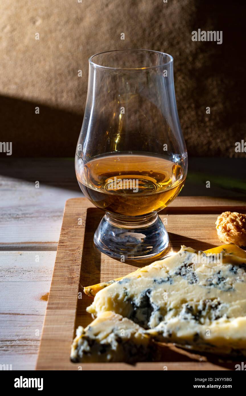 Tasting of Scottish single malt or blended whisky with English cheeses ...