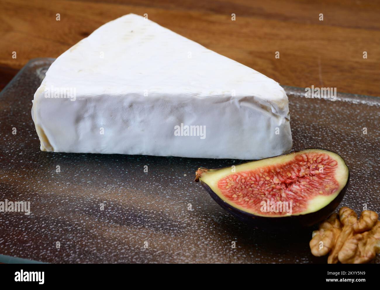 Cheese collection, French brie de Meaux cheese from Seine-et-Marne ...