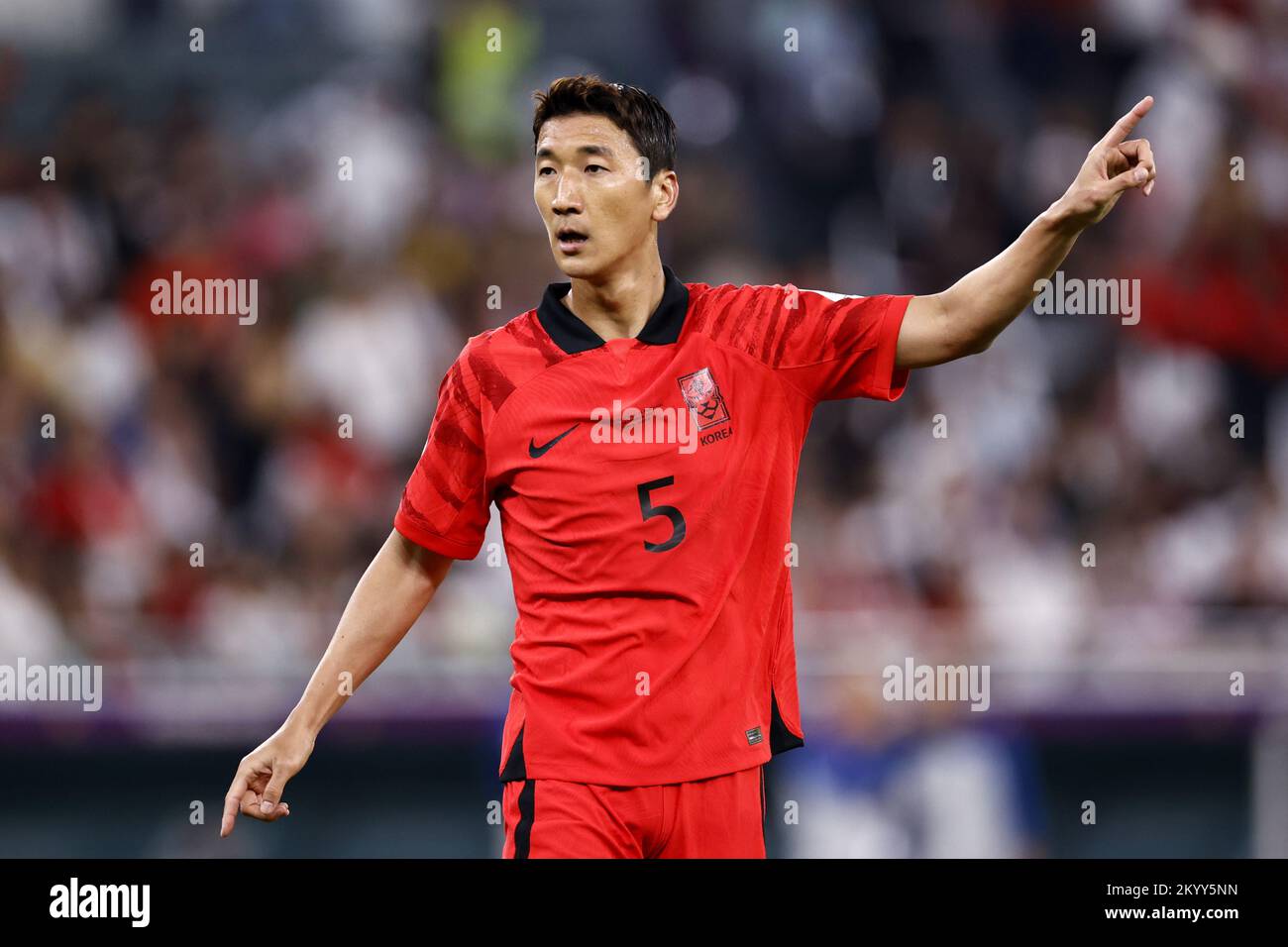 Qatar. 02nd Dec, 2022. DOHA - Woo-young Jung of Korea Republic during ...