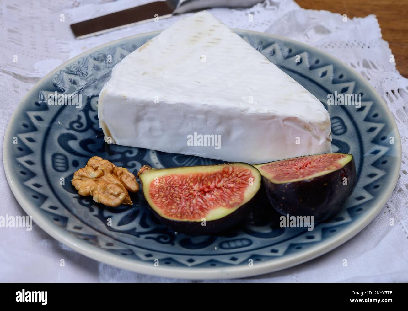 Cheese collection, French brie de Meaux cheese from Seine-et-Marne ...