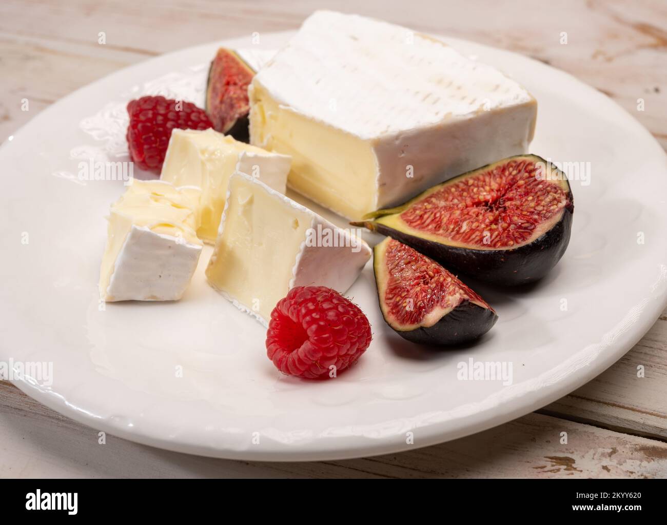Cheese collection, French brie de Meaux cheese from Seine-et-Marne ...