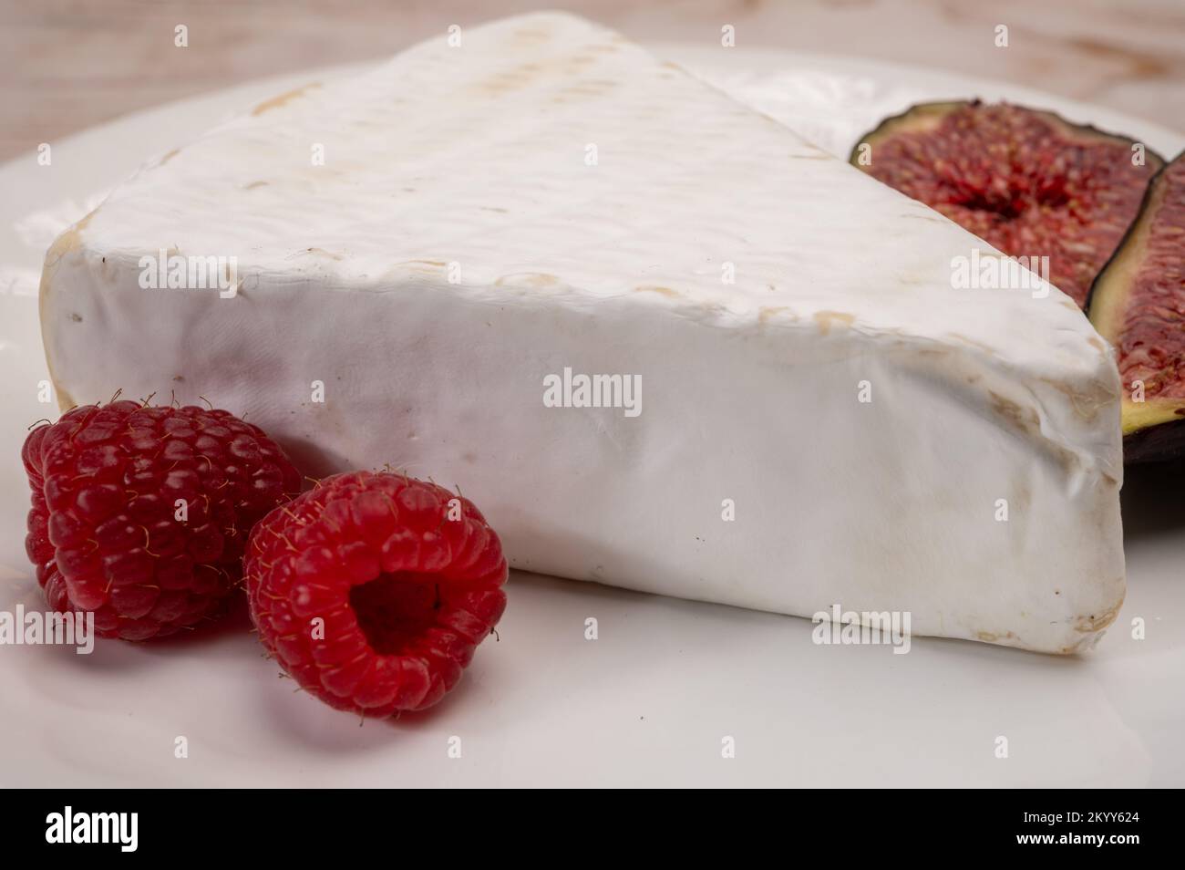 Cheese collection, French brie de Meaux cheese from Seine-et-Marne ...