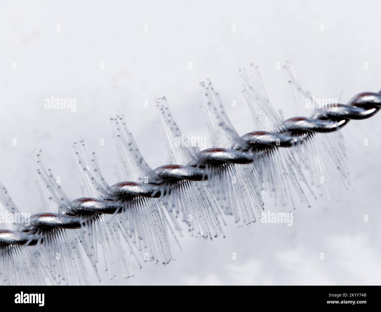 Close up of the bristles on a brush Stock Photo - Alamy