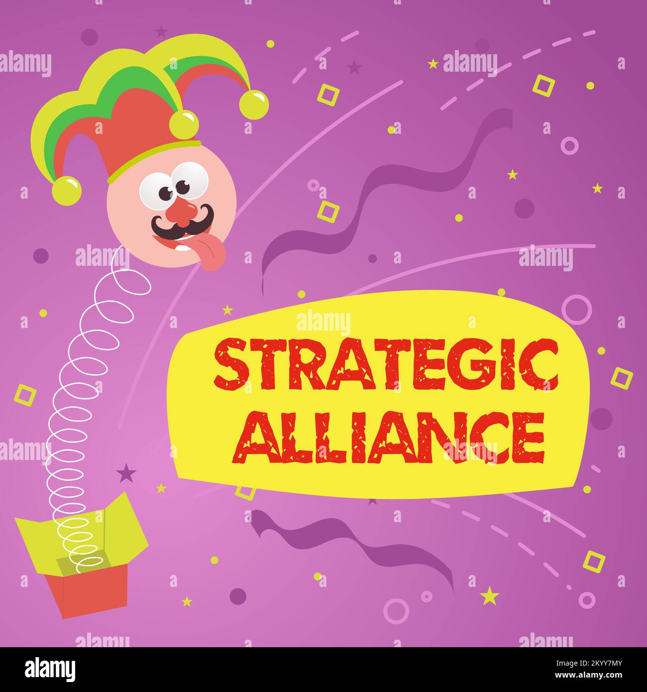 Writing displaying text Strategic Alliance. Word Written on a bond ...