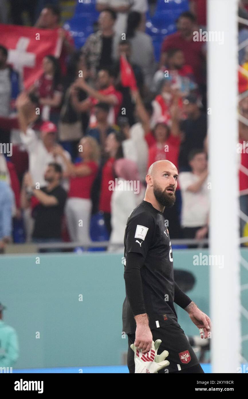 Doha, Qatar. 2nd Dec, 2022. Vanja Milinkovic-Savic, goalkeeper of ...