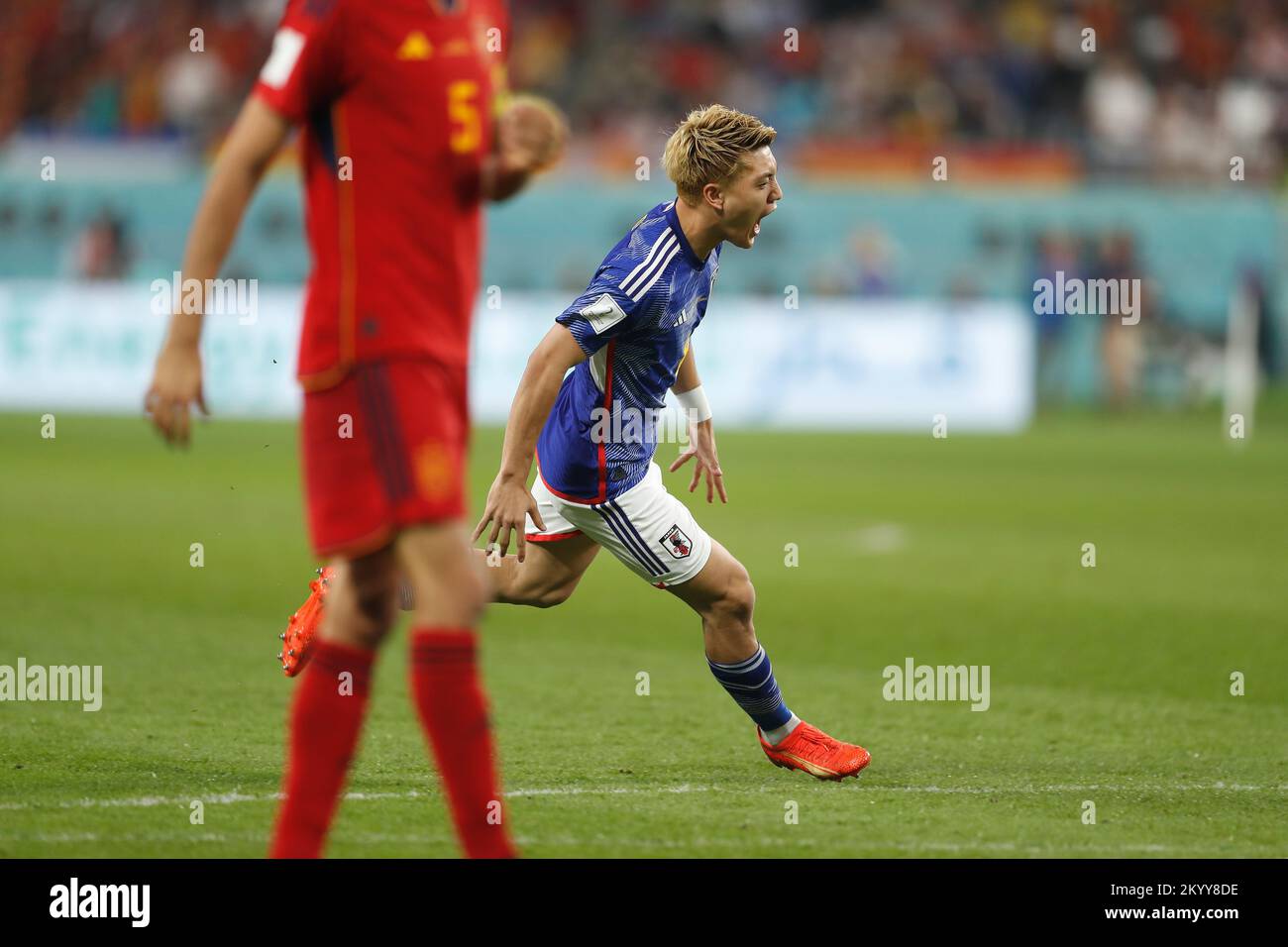 Al Rayyan, Qatar. 1st Dec, 2022. rRitsu Doan (JPN) Football/Soccer ...