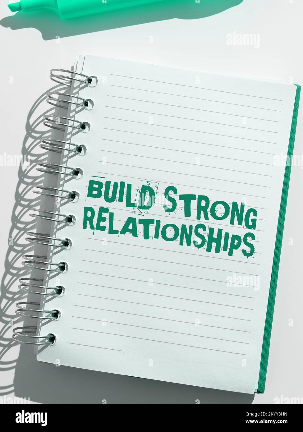 Inspiration showing sign Build Strong Relationships. Word Written on ...