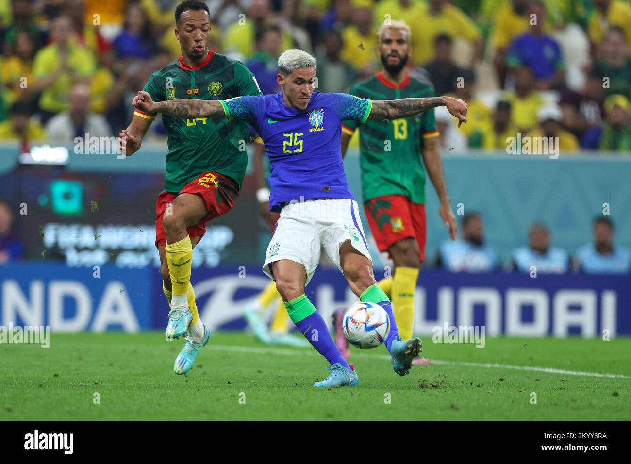 Lusail City, Qatar. 02nd Dec, 2022. Pedro of Brazil during the FIFA ...