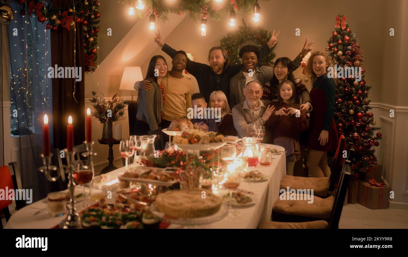 Asian family with kids look camera hi-res stock photography and images ...