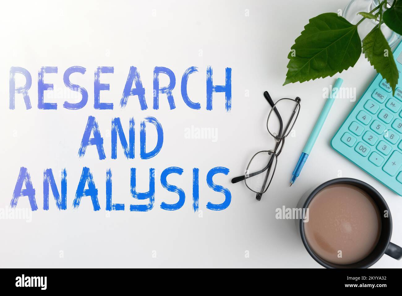 Handwriting text Research And Analysis. Business approach Strategic ...