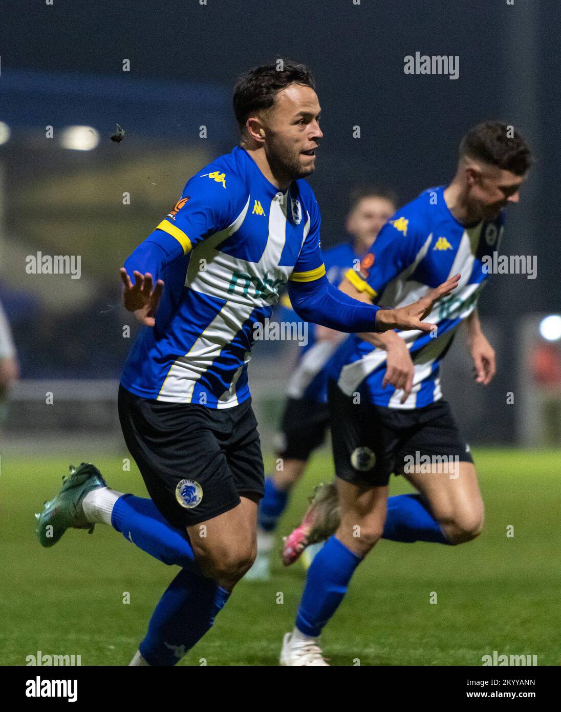 Chester, UK. 02nd Dec, 2022. Kurt Wellouby celebrates the only goal of ...