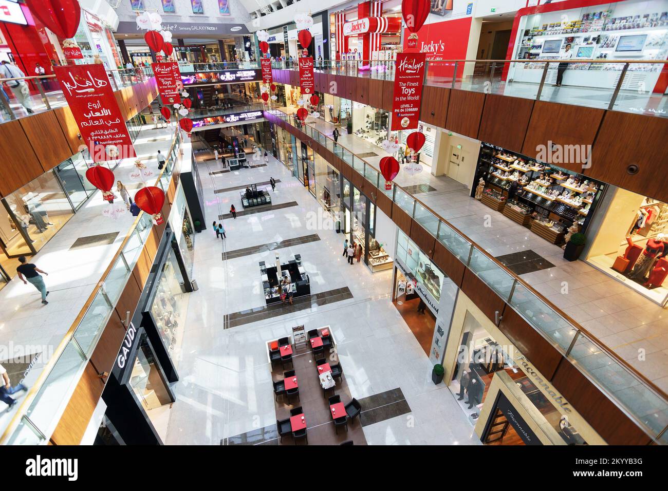 DUBAI - OCTOBER 15, 2014: interior of the Dubai Mall. The Dubai Mall ...