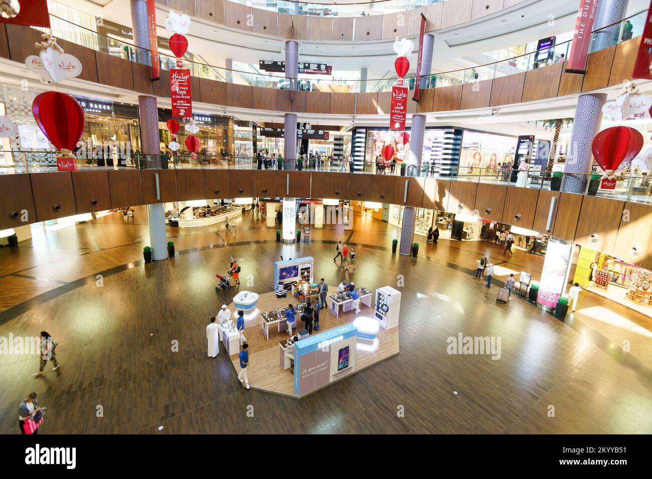DUBAI - OCTOBER 15, 2014: interior of the Dubai Mall. The Dubai Mall ...