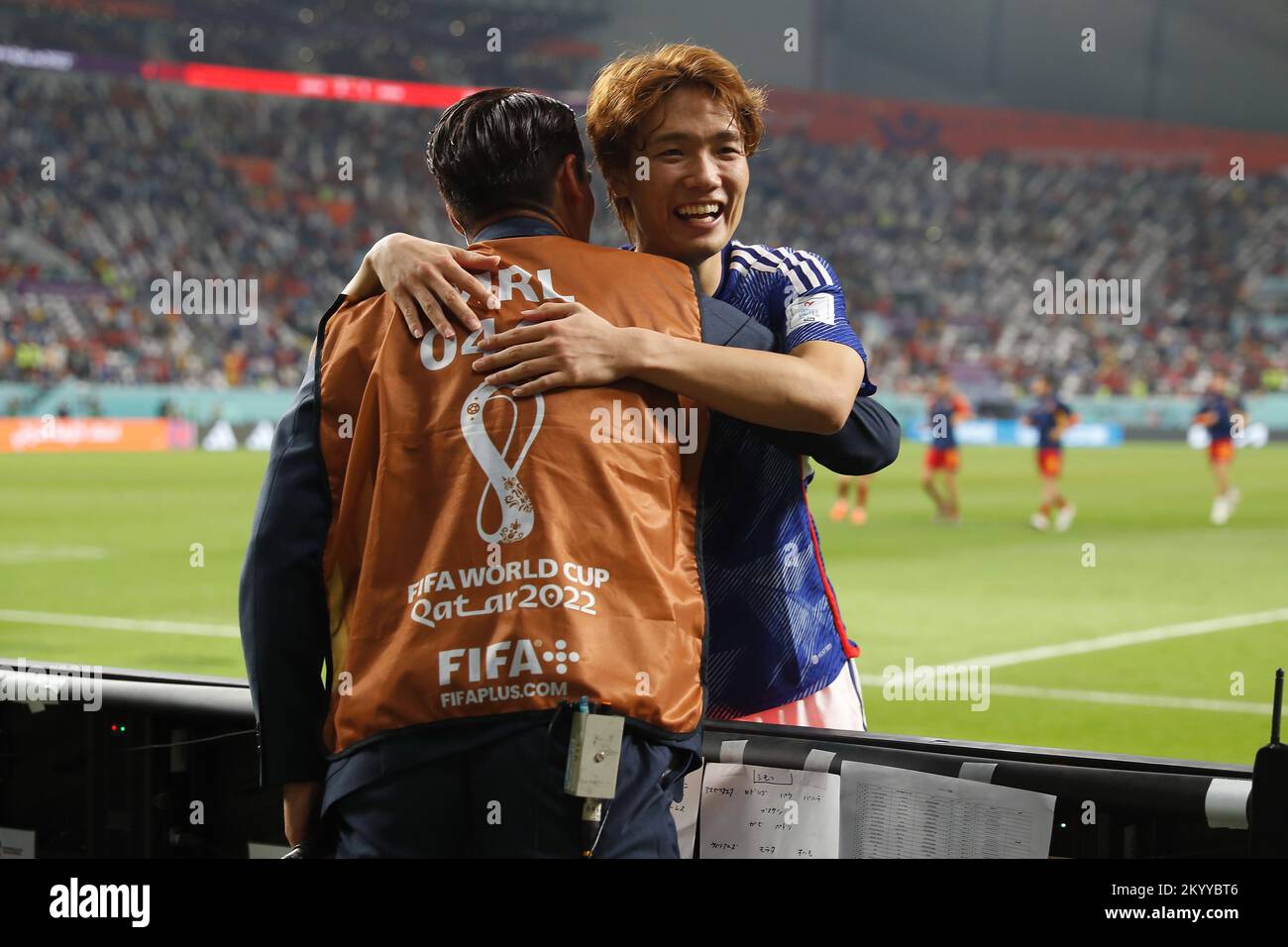 Al Rayyan, Qatar. 1st Dec, 2022. (L-R) Tomoaki Makino, Kou Itakura (JPN) Football/Soccer ...
