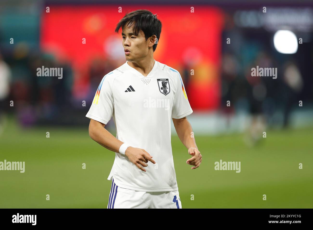 Al Rayyan, Qatar. 1st Dec, 2022. Takefusa Kubo (JPN) Football/Soccer : FIFA World Cup Qatar 2022 ...