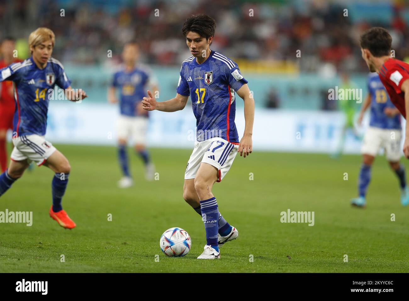 Al Rayyan, Qatar. 1st Dec, 2022. Ao Tanaka (JPN) Football/Soccer : FIFA ...
