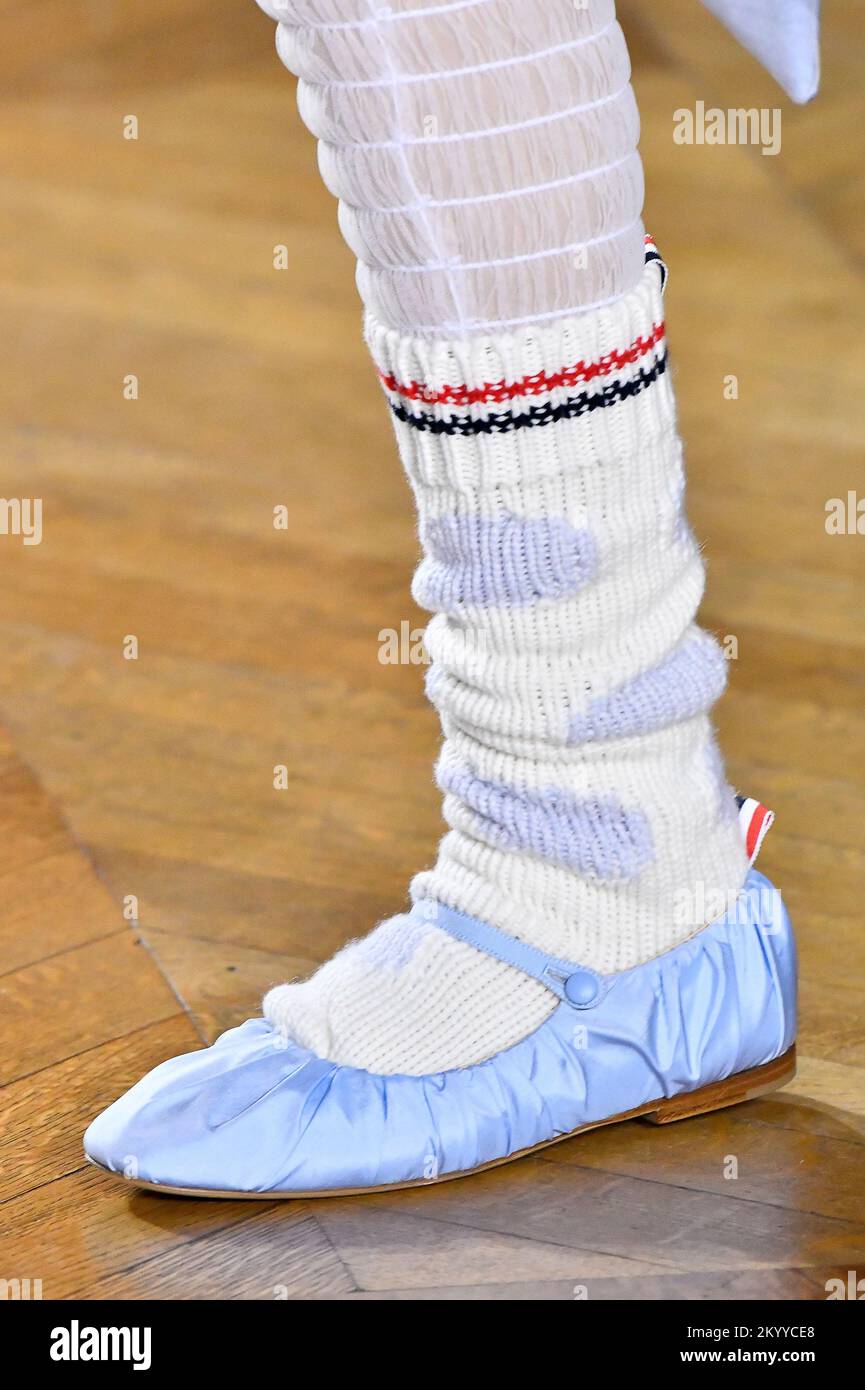 Details on the runway at the Thom Browne fashion show during the Spring Summer 2023 Collections ...