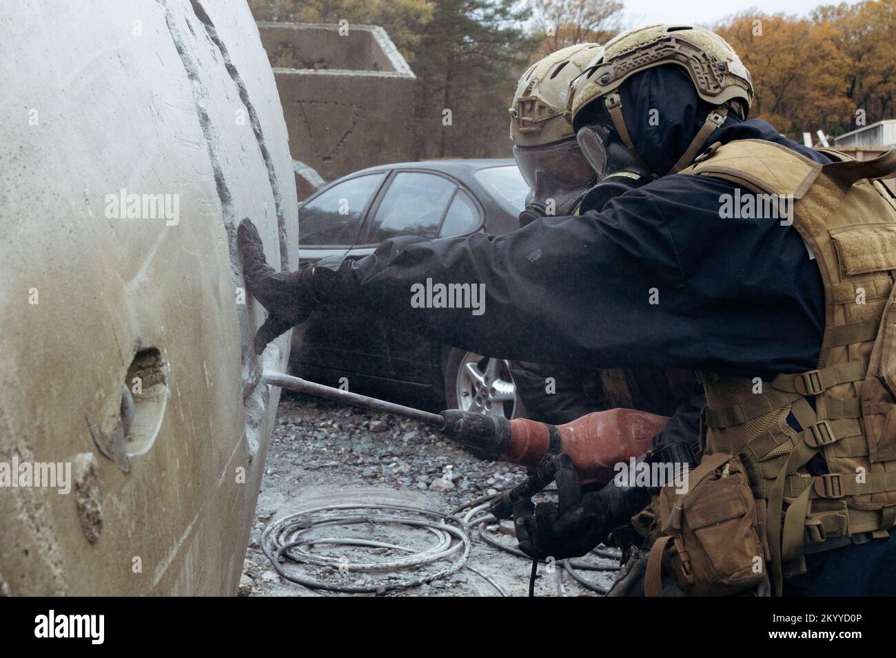 U.S. Marines with Chemical Biological Incident Response Force (CBIRF ...