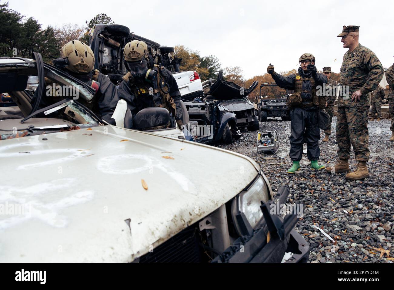U.S. Marines with Chemical Biological Incident Response Force (CBIRF ...