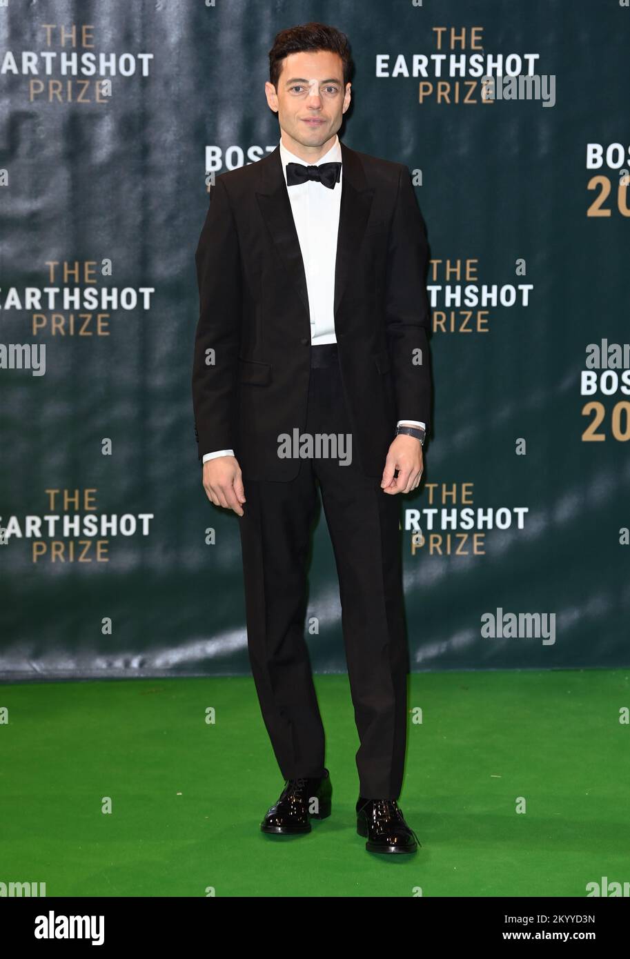 December 2nd, 2022. Boston, USA. Rami Malek arriving at the Earthshot ...