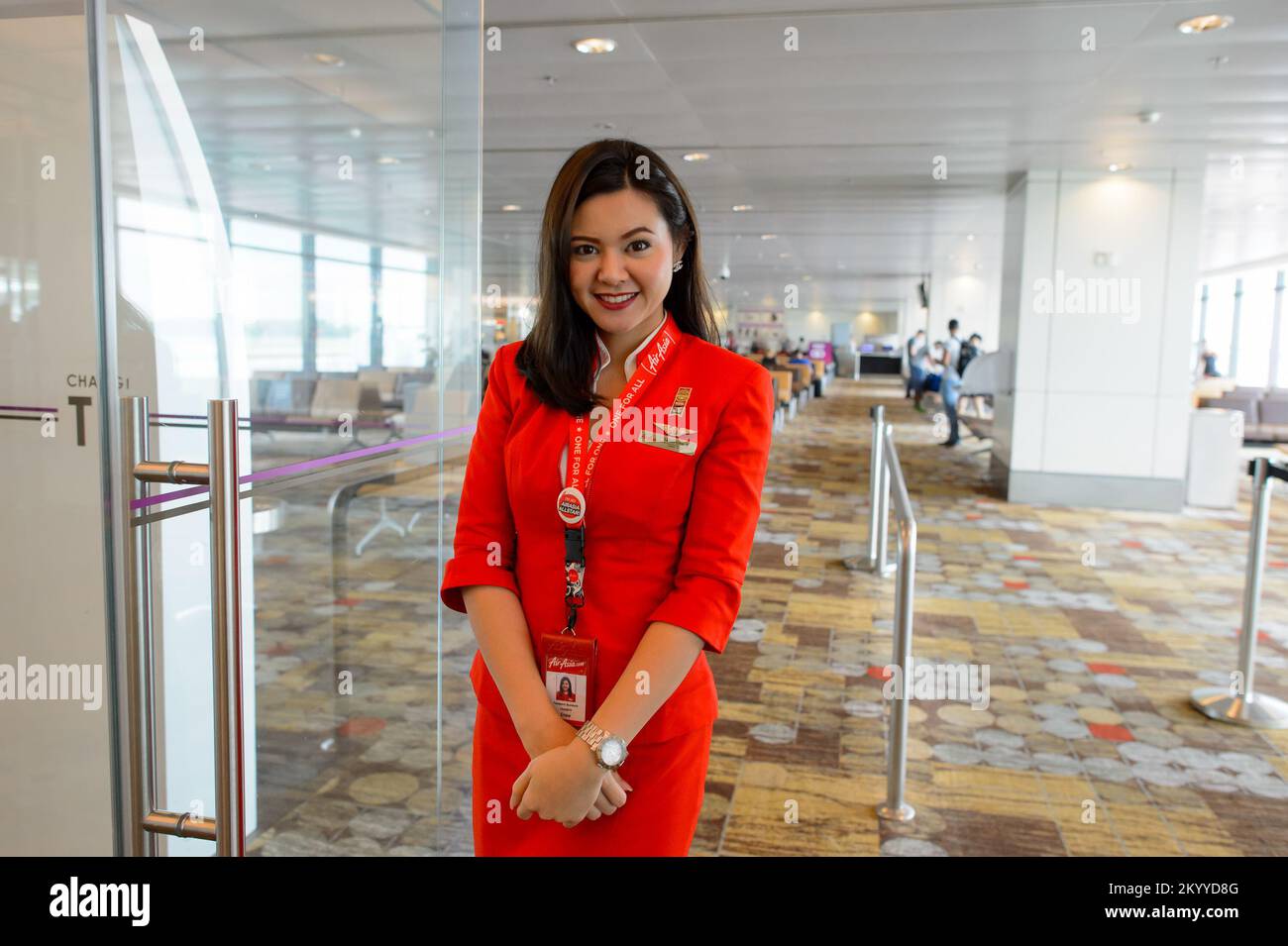 Singapore stewardess uniform hi-res stock photography and images - Alamy