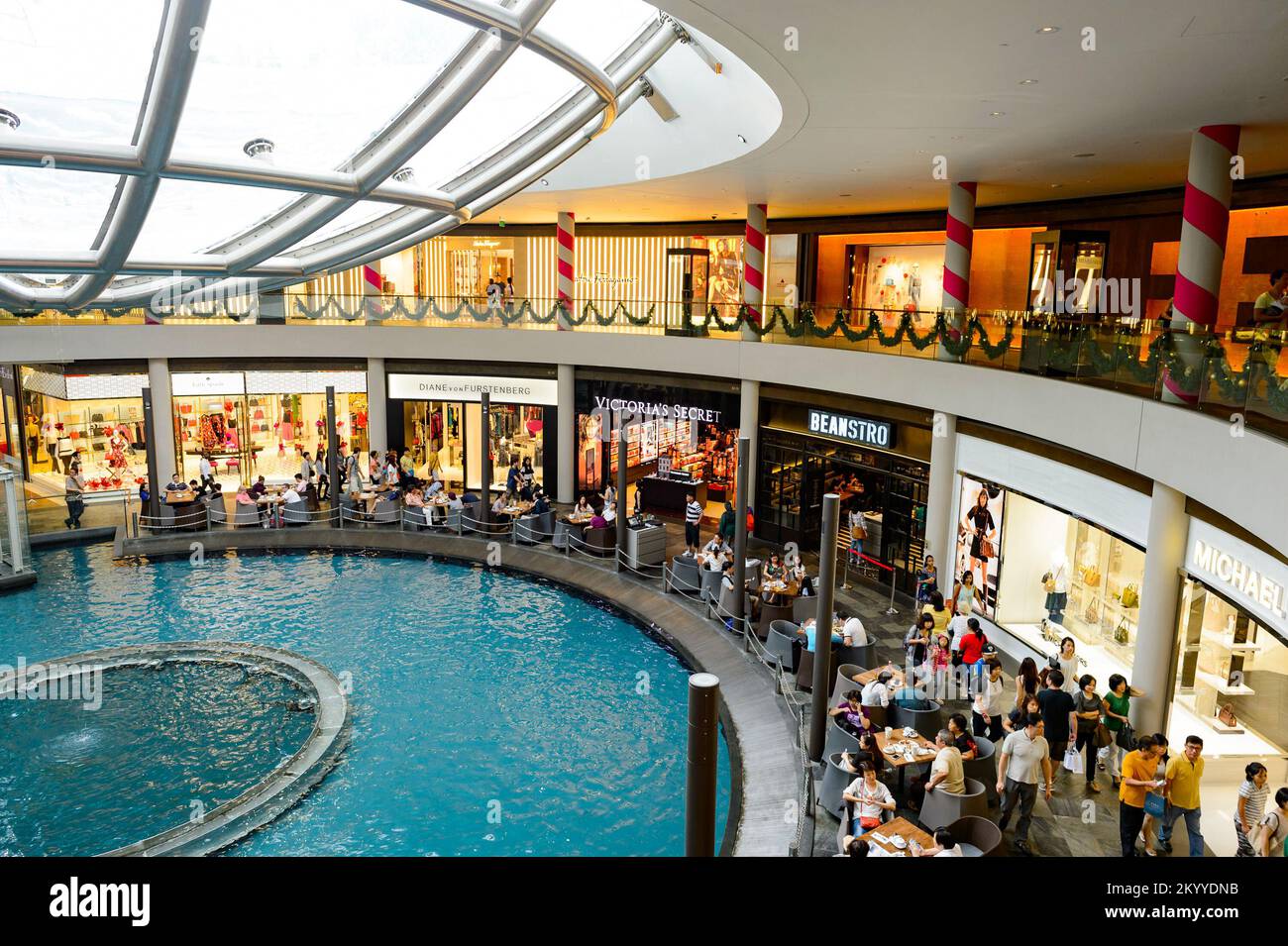 SINGAPORE - NOVEMBER 08, 2015: view on Rain Oculus. Rain Oculus is a ...