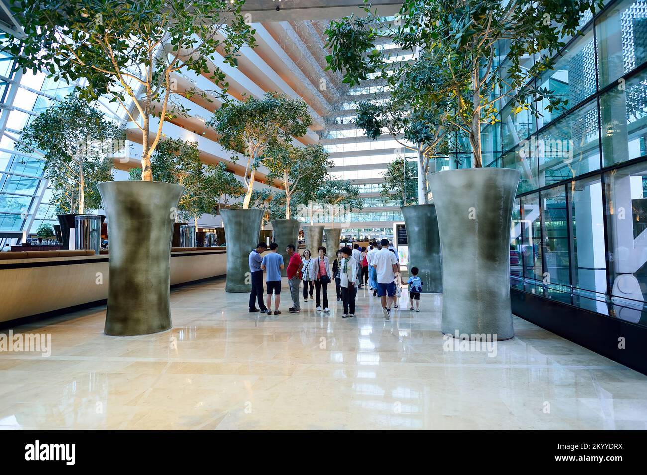 SINGAPORE - NOVEMBER 08, 2015: inside the Marina Bay Sands Hotel ...