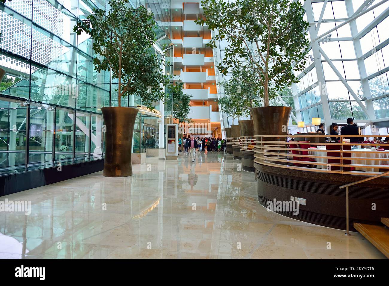 SINGAPORE - NOVEMBER 08, 2015: inside the Marina Bay Sands Hotel ...