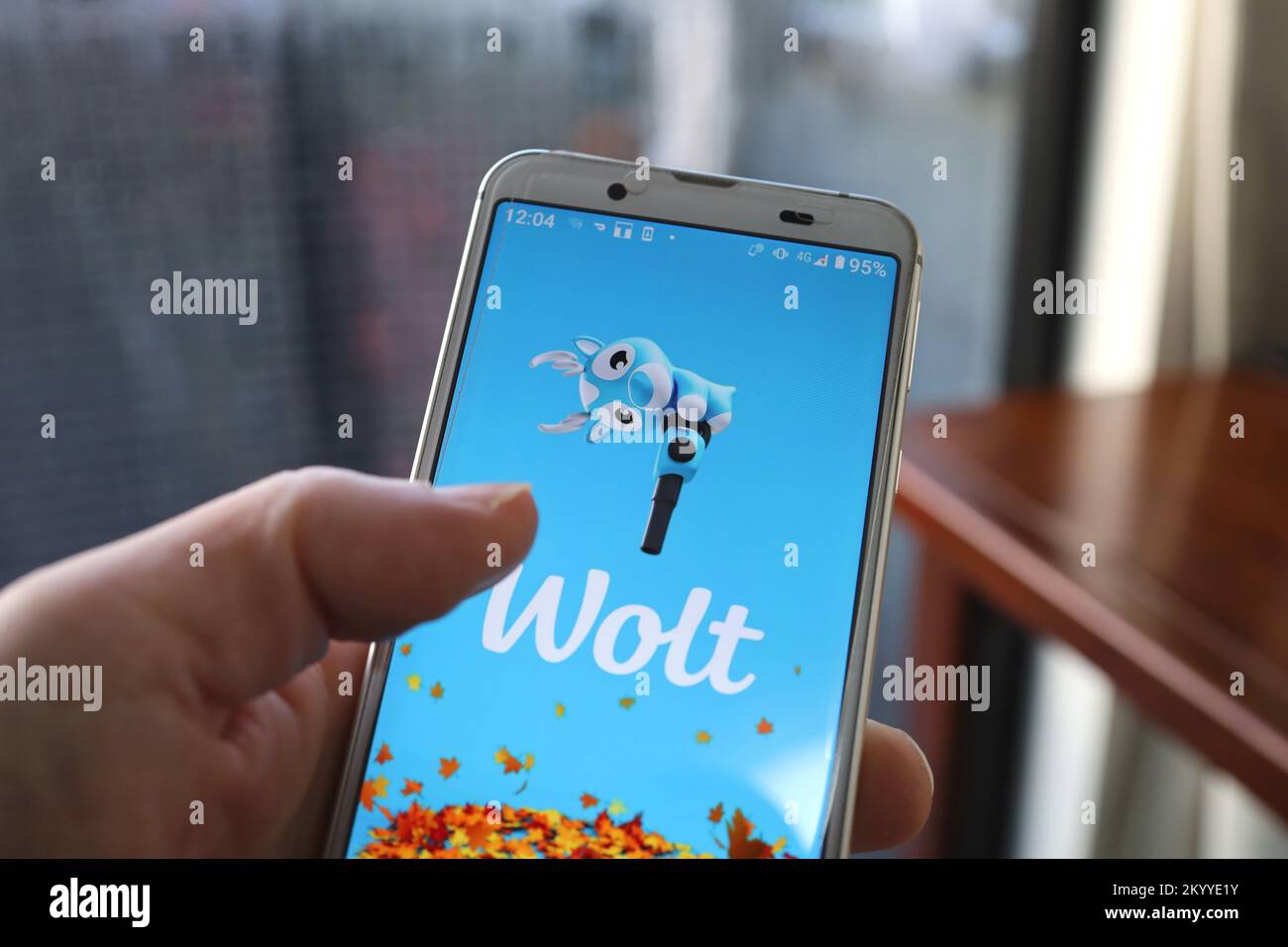 Tokyo, Japan, November 2022. An app for Wolt(Food delivery) for ...