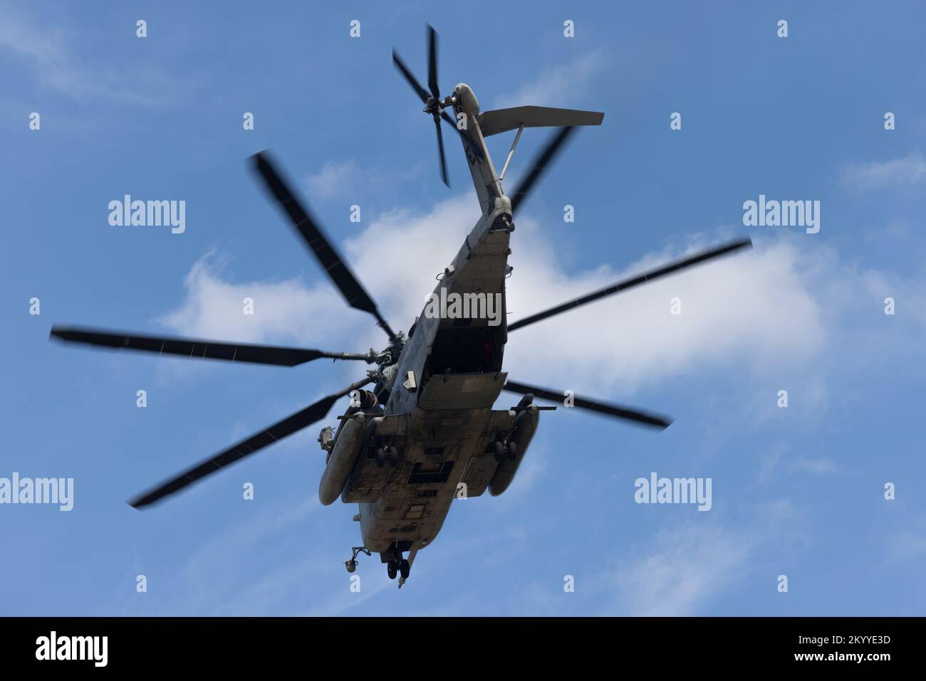 A U.S. Marine Corps CH-53 helicopters with Marine Heavy Helicopter ...