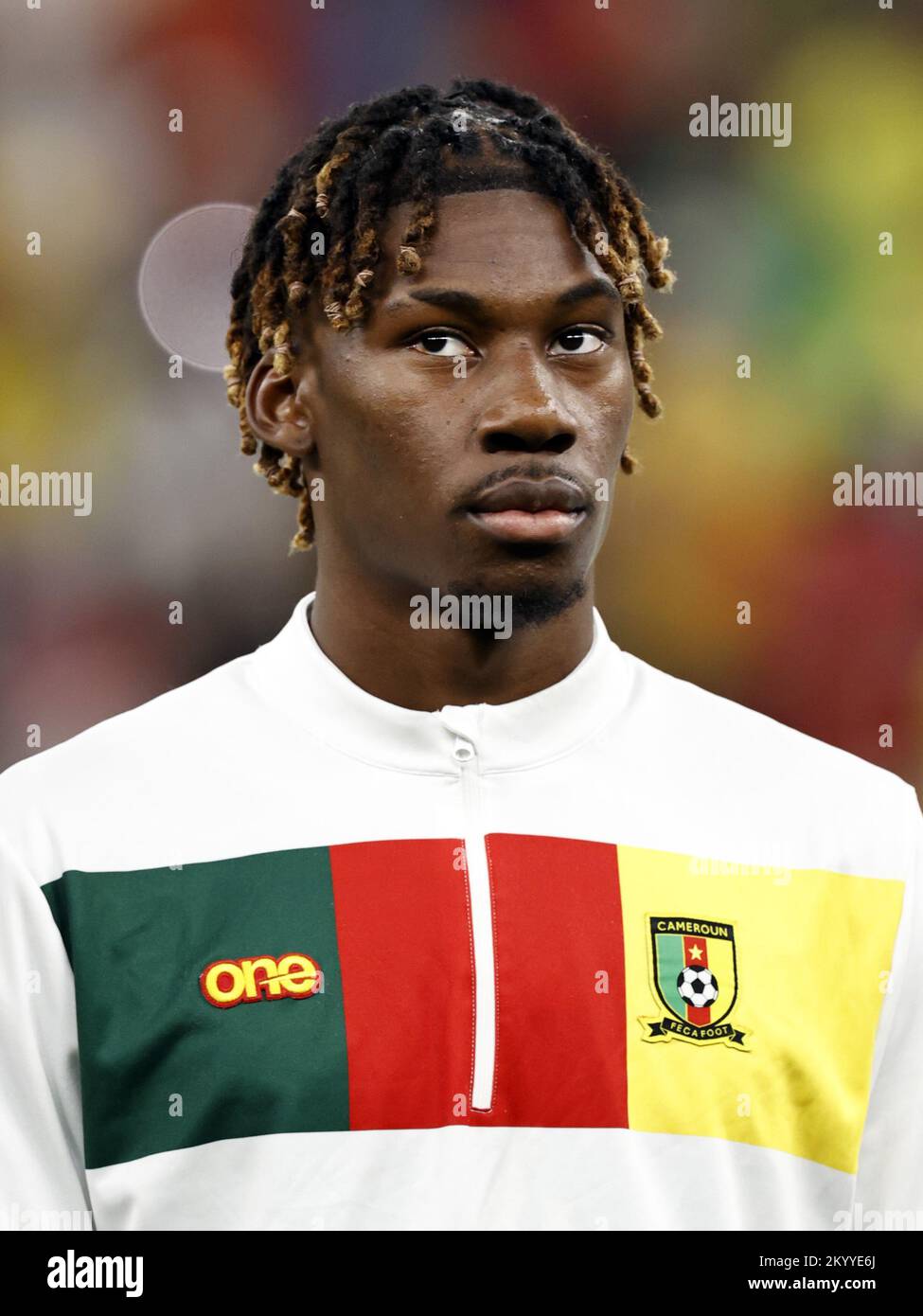 Qatar. 02nd Dec, 2022. LUSAIL CITY - Christopher Wooh of Cameroon ...