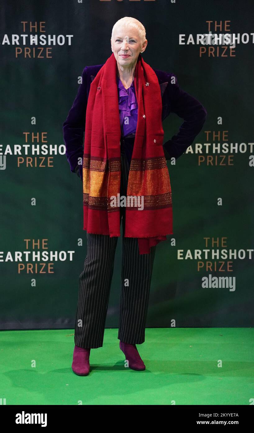 Annie Lennox arrives for the second annual Earthshot Prize Awards ...