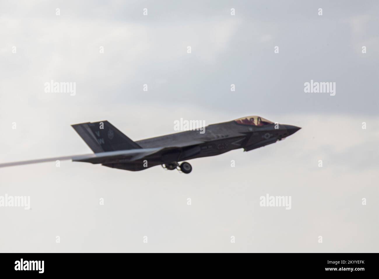 A U.S. Marine Corps F-35C Lightning II with Marine Fighter Attack ...