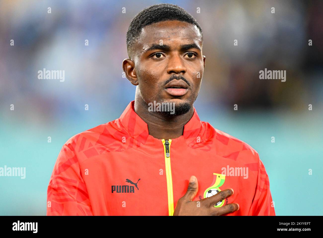 Salis Abdul Samed of Ghana during the FIFA World Cup Qatar 2022 Group H ...