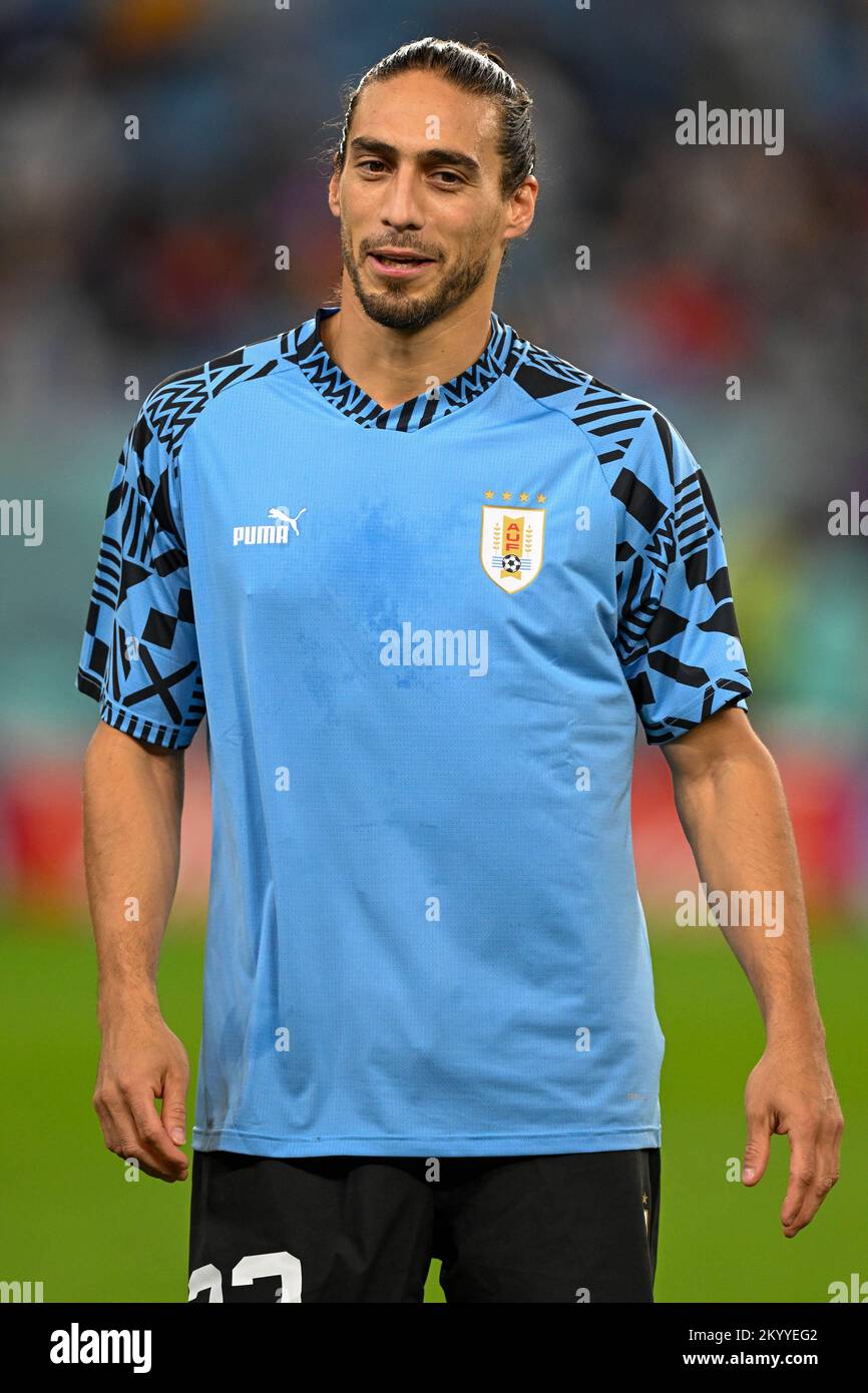 Martin Caceres of Uruguay during the FIFA World Cup Qatar 2022 Group H ...