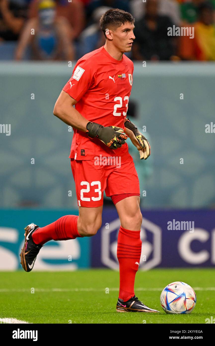 Al Wakrah, Qatar. 02nd Dec, 2022. Sergio Rochet of Uruguay during the ...