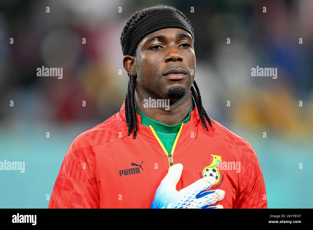 Lawrence Ati Zigi of Ghana during the FIFA World Cup Qatar 2022 Group H ...