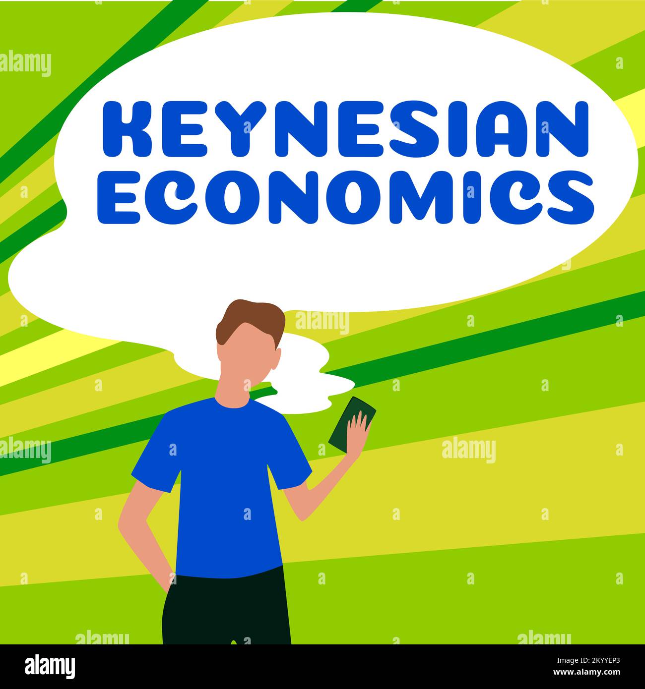 Text caption presenting Keynesian Economics. Business showcase monetary ...