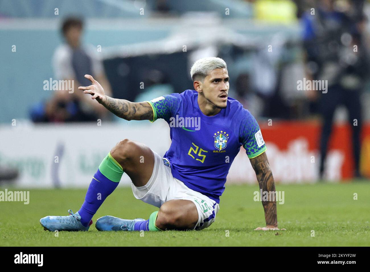 Qatar. 02nd Dec, 2022. LUSAIL CITY - Pedro of Brazil during the FIFA ...