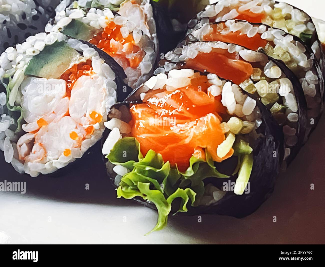 Food and diet, japanese sushi in a restaurant, asian cuisine as meal ...