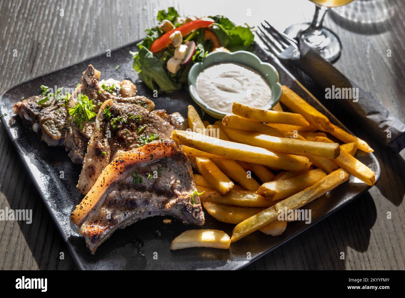 Icelandic popular grilled lamb with fries. Iceland is know for their ...