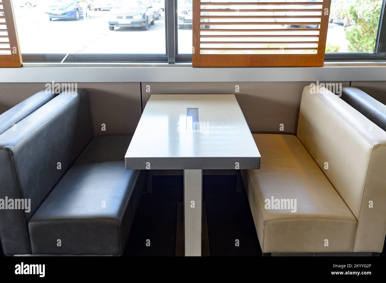 LE PIAN-MEDOC, FRANCE - AUGUST 13, 2015: McDonald's restaurant ...