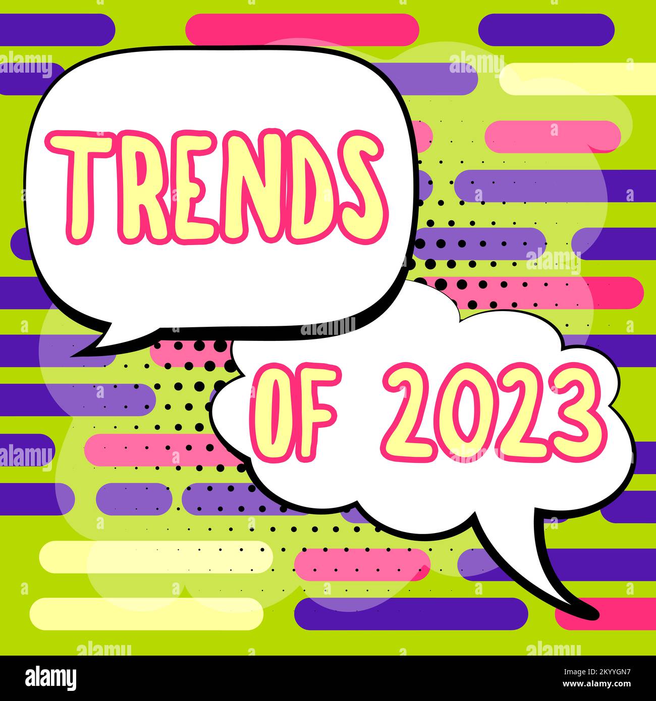 Text sign showing Trends Of 2023. Internet Concept things that is ...