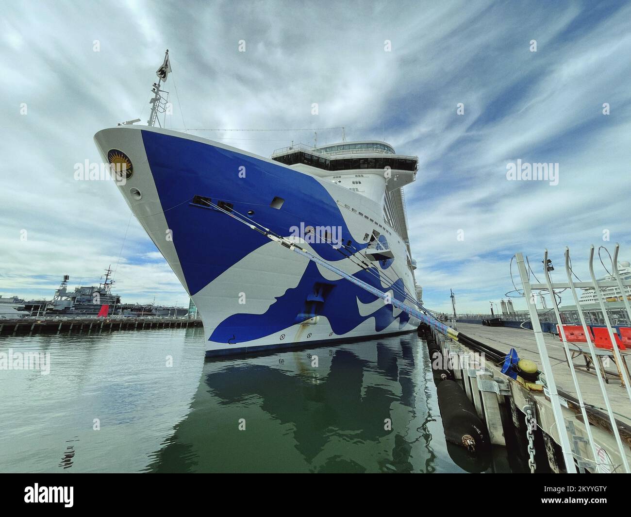 Princess Cruise Ship Docked in San Diego California Stock Photo - Alamy